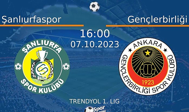 Urfaspor Gençlerbirliği maçı ne zaman? Maç hangi kanalda? - Spor - Kulis TV Urfaspor Gençlerbirliği maçı ne zaman? Maç hangi kanalda? - Spor - Kulis TV