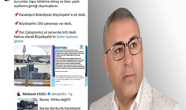 Büyükşehir Belediyesi Mehmet Yeşil'in Tepkisine Sessiz Kalmadı ...